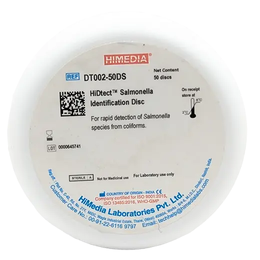 HiDtect Salmonella Identification Disc | AFRALMED
